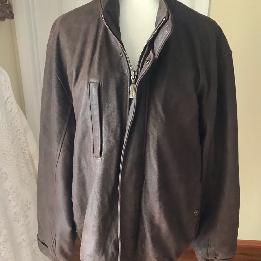 Wilsons Adventure Bound Jacket Xl. Leather Mens - Gem